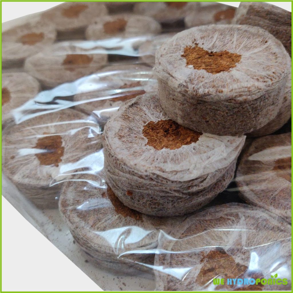 Coco Pellets/Coco disc/Coco Coin 30 mm Growing Medium - WE Hydroponics