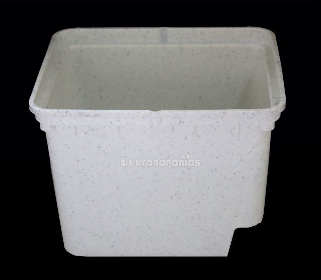 Dutch Bato Bucket , Color : Granite White - WE Hydroponics
