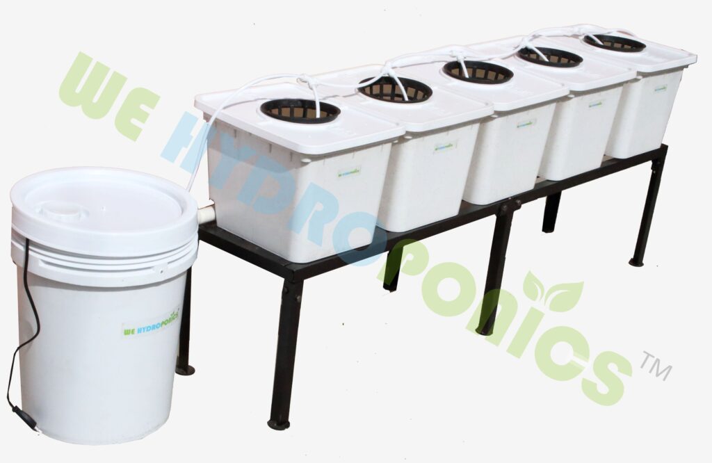 5 Dutch Buckets System - Vines | Hydroponics Kit with Lid, Netpots and ...