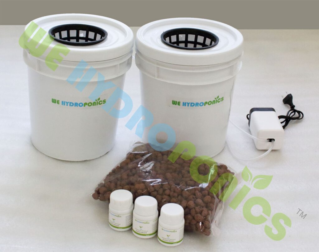 2 Buckets Kratky - Ignite | Hydroponics Kit with Complete Accessories ...