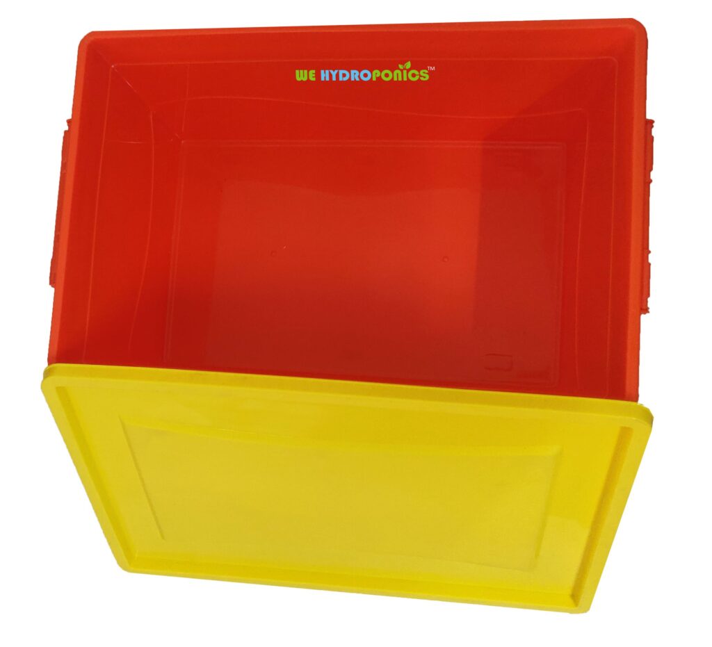 Hydroponic reservoir tank , Storage Tank Box with Wheels, 50 L, (Orange ...