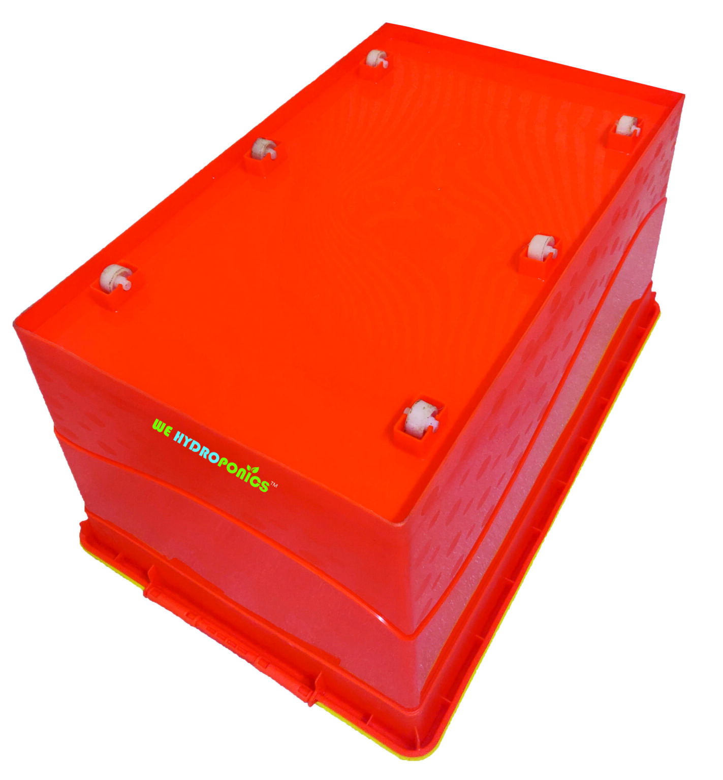 Hydroponic reservoir tank , Storage Tank Box with Wheels, 50 L, (Orange ...