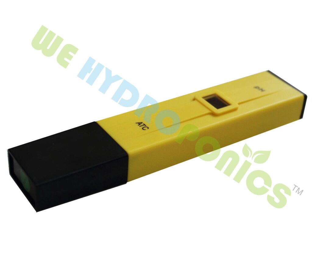 Digital LCD Pocket Pen Type pH Meter (yellow) with Calibration Powders ...