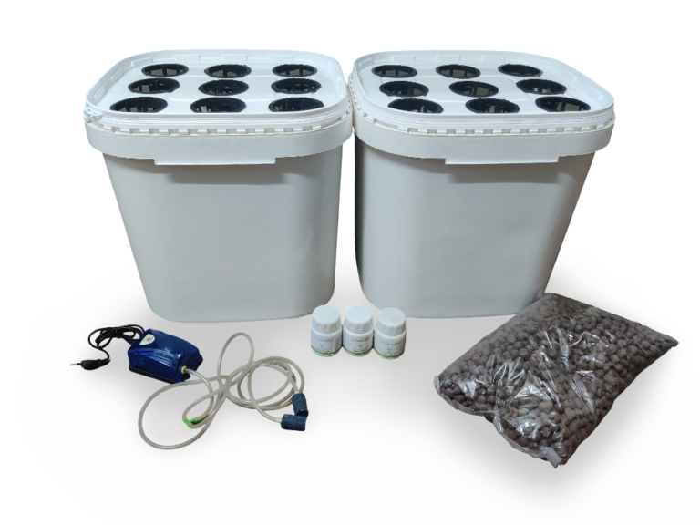 RootCube18 - 18 Planter Kratky Square Bucket Kit, Hydroponics System ...